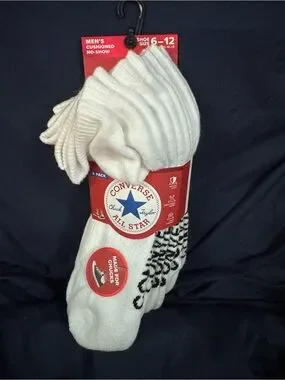 Converse | Underwear & Socks | Converse Mens Noshow Athletic Socks In ...